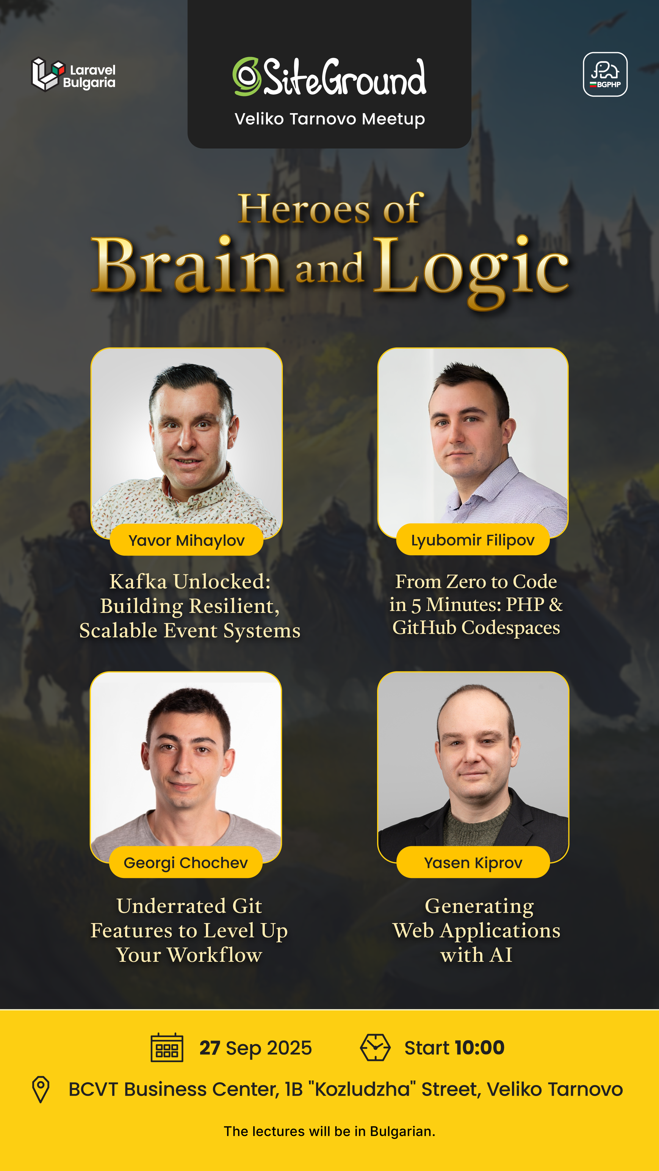 SiteGround Tech Meetup comes to BCVT with a new edition – "Heroes of ...