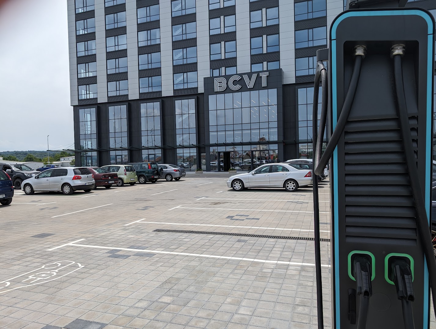 The fast charging station for electric vehicles is now available at ...